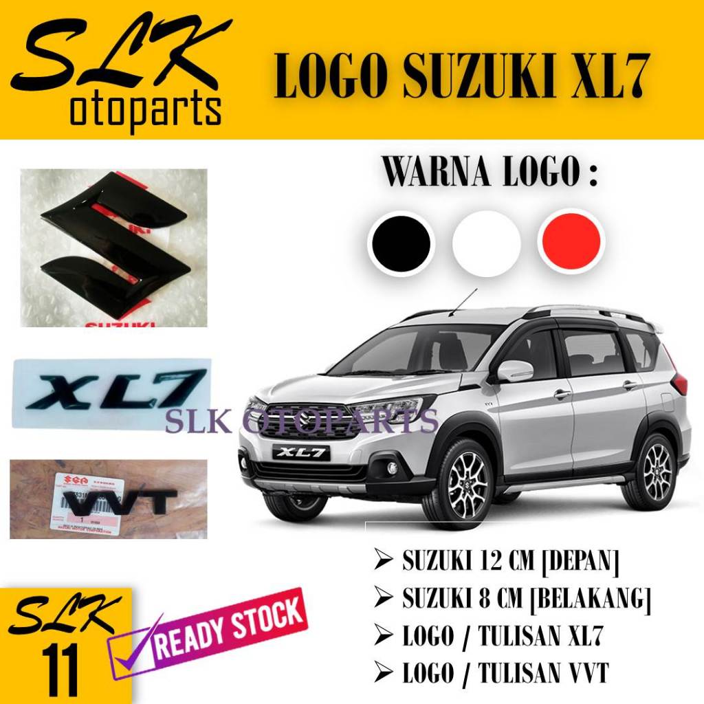 Jual SLK11- Emblem Logo Suzuki XL7, S12cm, S8cm, Tulisan XL7 Set ...