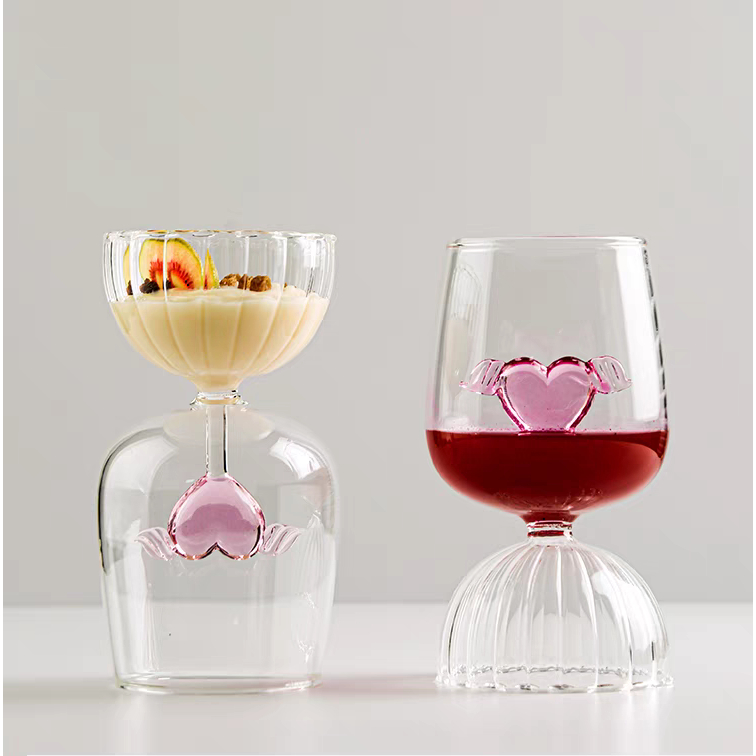 Jual CUPID CUP & WATER JUG/Pretty Water Kettle/Gelas Kaca Estetik ...