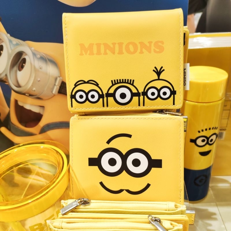 Jual Miniso Dompet Minion Lucu - Minions Collection Bifold Wallet ...