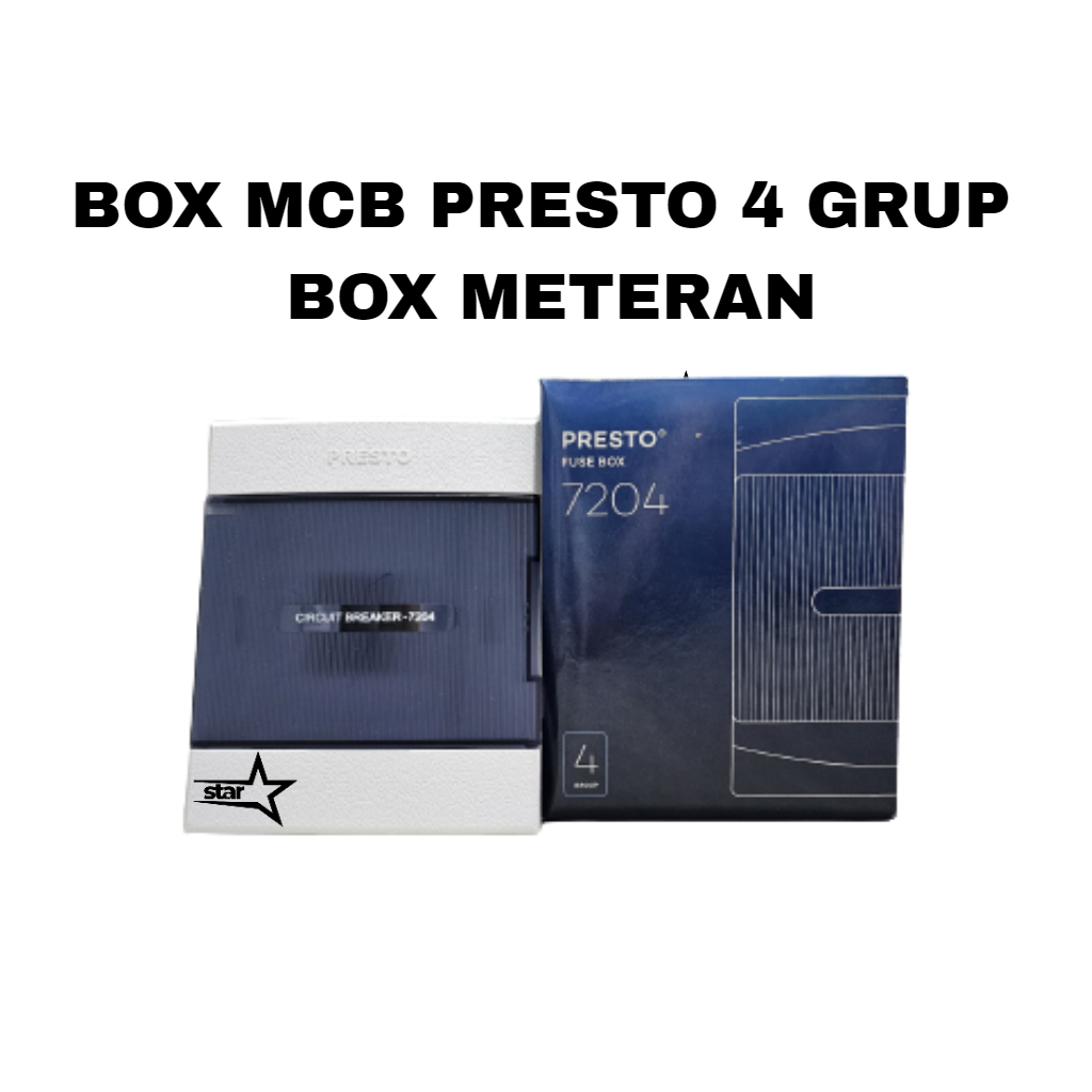 Jual Box MCB Presto 4 Grup BOX METERAN / BOX KWH TUTUP METERAN LISTRIK ...