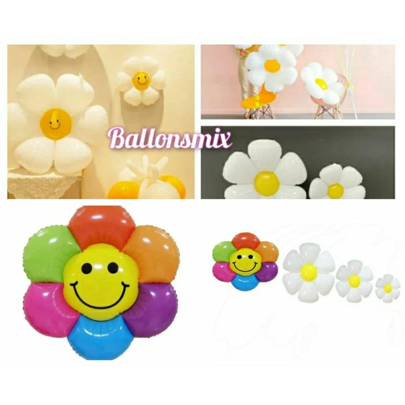 Jual Balon foil bunga putih / balon daisy / foil bunga matahari /balon ... Jual Balon foil bunga putih / balon daisy / foil bunga matahari /balon ...