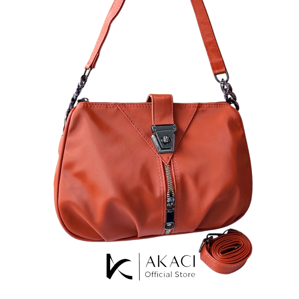 Jual CUCI GUDANG Akaci Tas Selempang Wanita Nilon super Sling bag korea ...