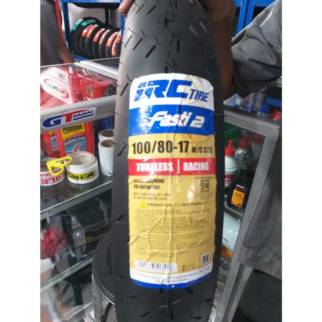 Jual IRC Fasti 2 Ban Motor 100/80-17 Tubeless | Shopee Indonesia
