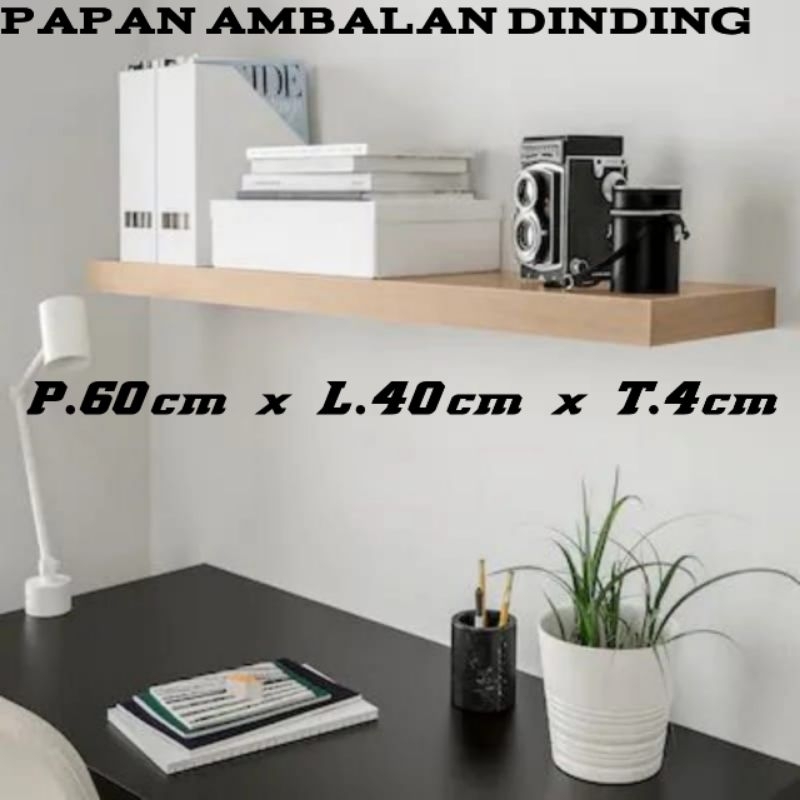 Jual PAPAN Ambalan Dinding Minimalis UKURAN P.60cm x L.40cm x T.4cm ...
