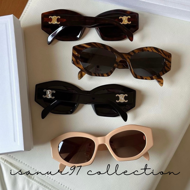 Jual Lisa Triomphe Sunnies / Eyewear Hitam Luxury / Kacamata Premium ...