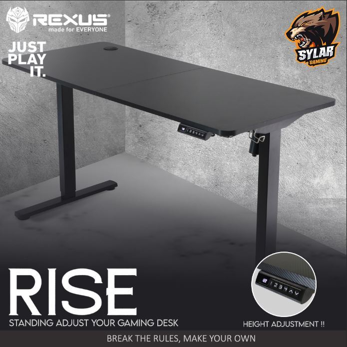 Jual Rexus Rise Standing Electric Gaming Desk | Shopee Indonesia