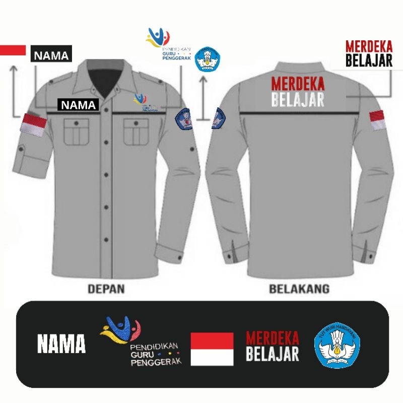 Jual merdeka belajar Kemeja Merdeka belajar SYP Seragam Merdeka belajar ...