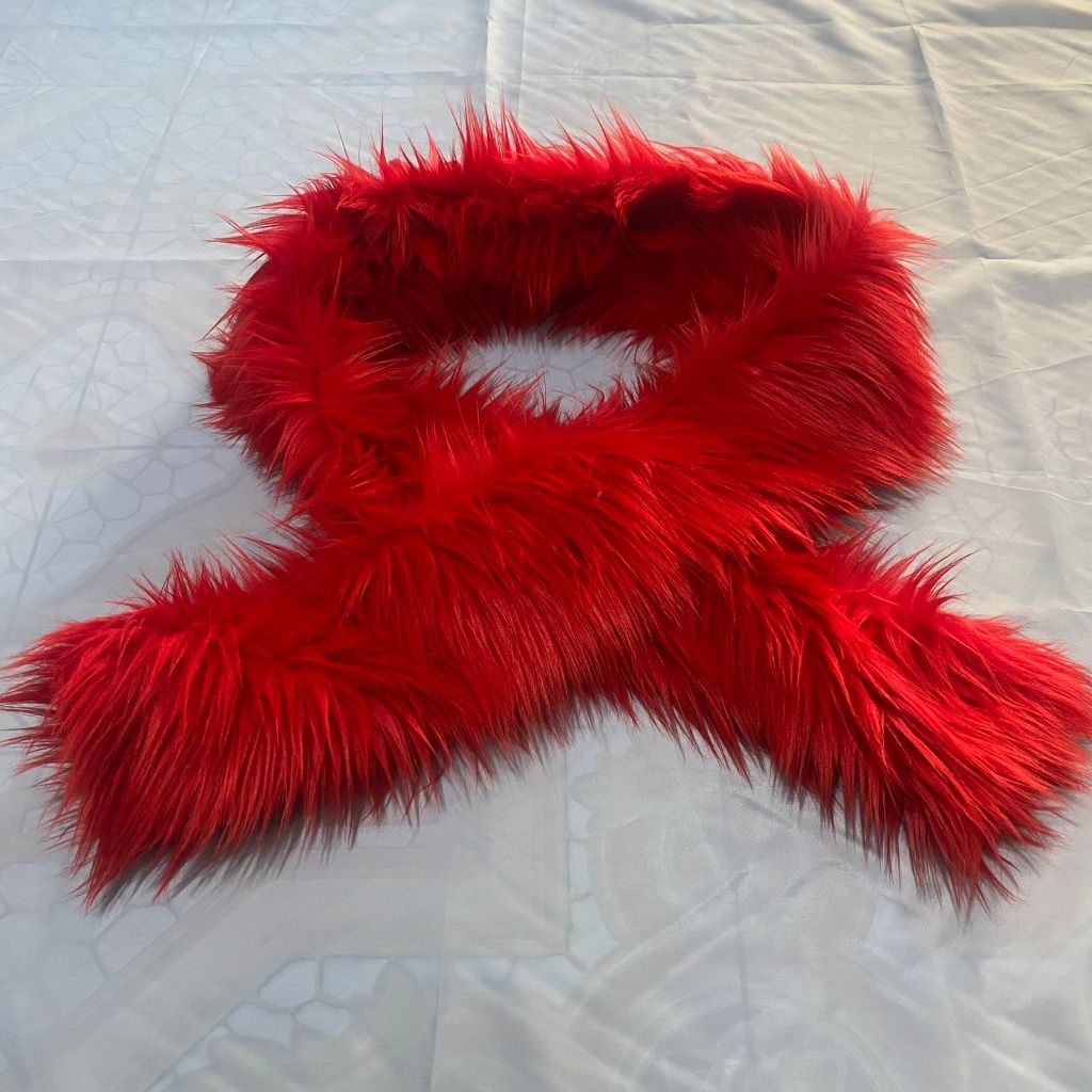 Jual Syal Bulu lembut premium bahan bulu korea/ Syal bahu | Shopee ...