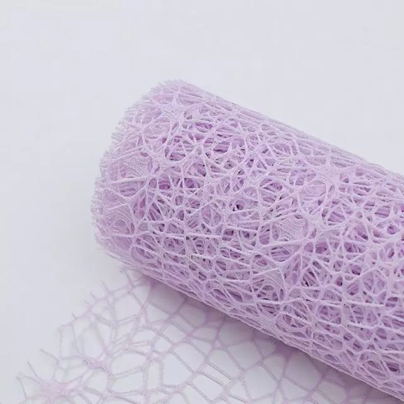 Jual kain jaring buket / spider / wrapping flower mesh THW / lembar ...
