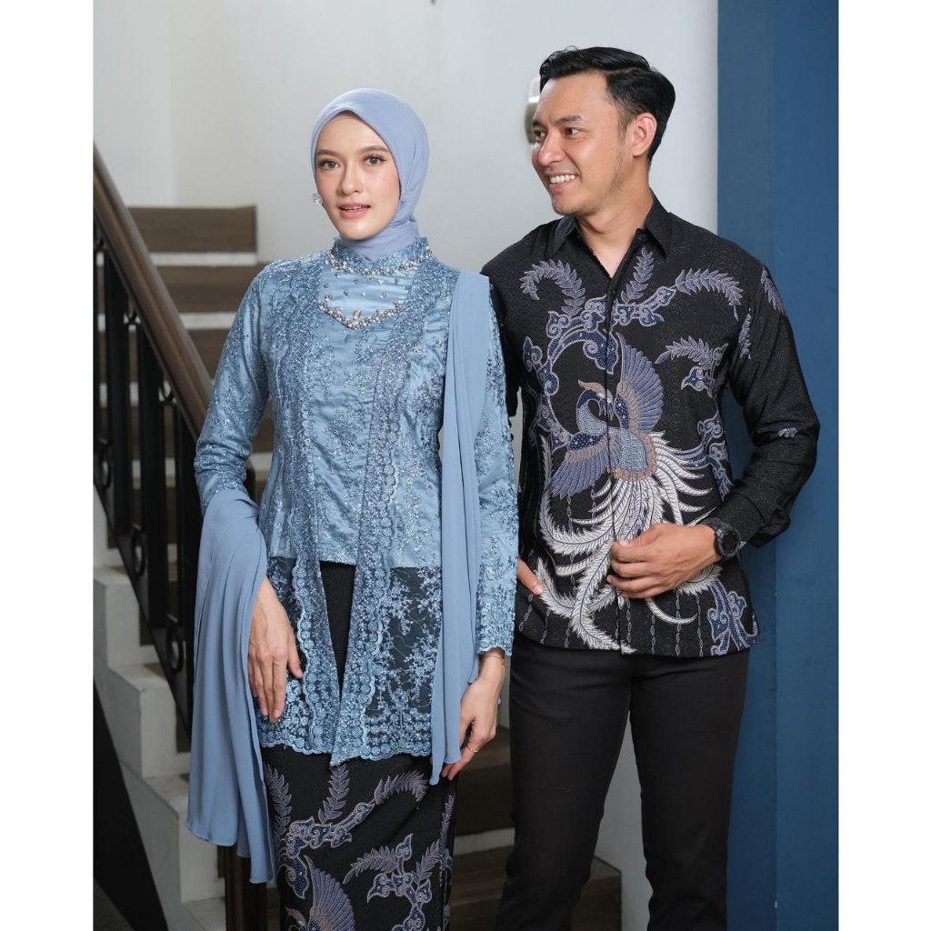 Jual Set Couple Kebaya Wanita & Kemeja Batik Pria Kebaya Wisuda Kebaya ...