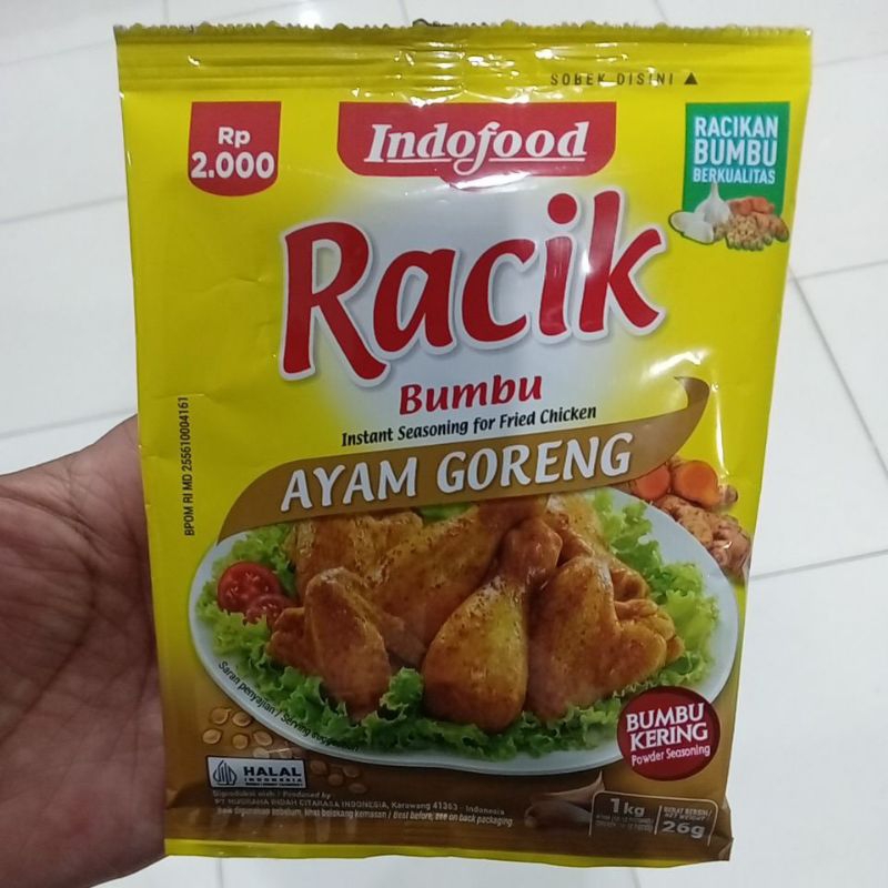 Jual Mahbubah - Indofood Racik 26 g Bumbu Instant Ayam Goreng | Shopee ...