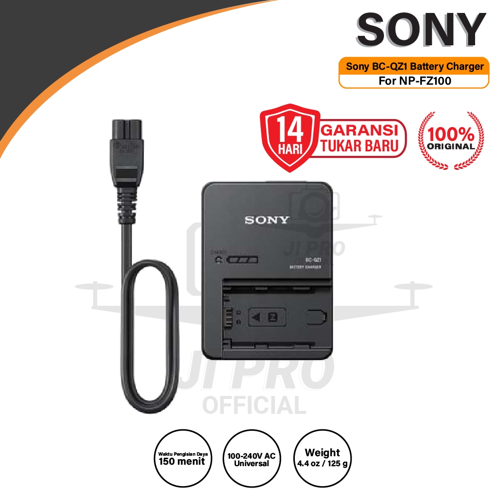 Jual Sony BC-QZ1 Charger Battery BCQZ1 Charger Baterai NP-FZ100 ORIGINAL | Shopee Indonesia