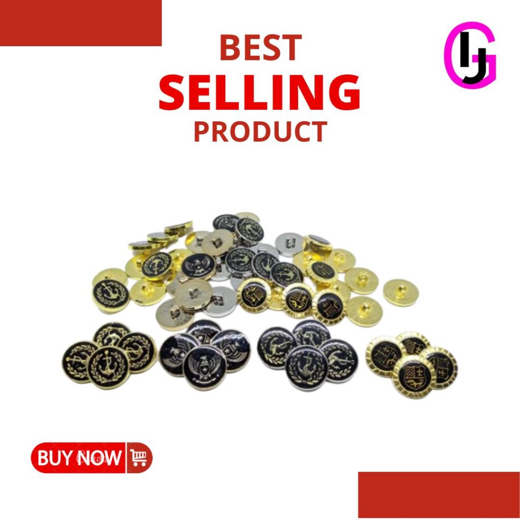 Jual Kancing Jas Almamater Garuda Jangkar Mahkota Kancing Koko Kancing ...