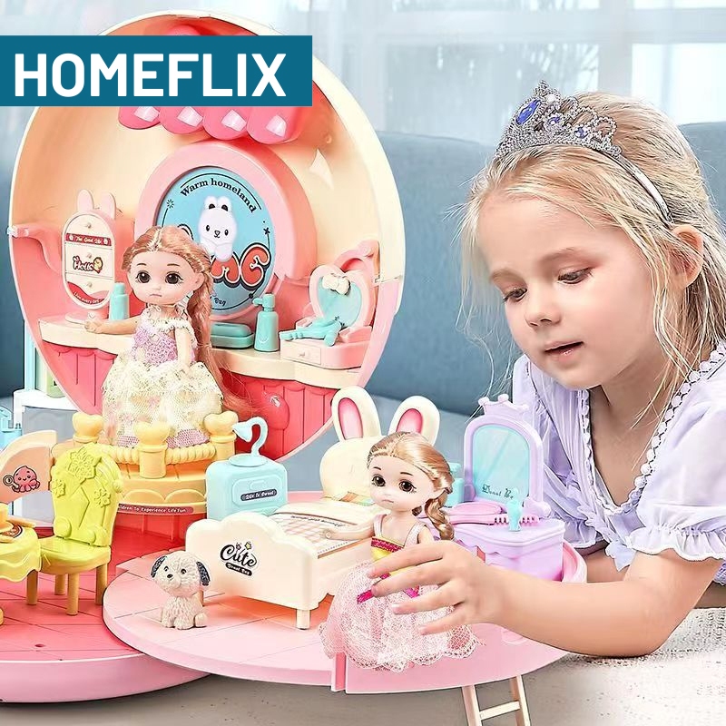 Jual 3D Rumah Princess Mainan Ransel Donat Mainan Mainan Rumah ...