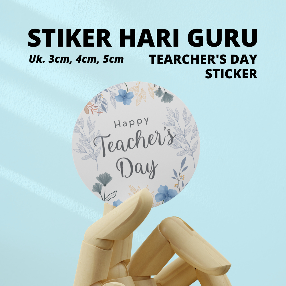 Jual STIKER HARI GURU BULAT / TEACHER DAY'S | SUN PRINTING | Shopee ...
