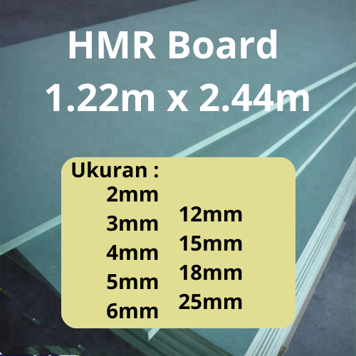 Jual HMR Board / Papan HMR Kayu Olahan 122cm x 244cm Ketebalan 18mm s/d ...