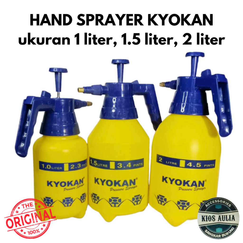 Jual KYOKAN SEMPROTAN HAND SPRAYER 1 LITER 1,5 LITER 2 LITER | SEMPROTAN AIR BOTOL SPRAY TANAMAN ...
