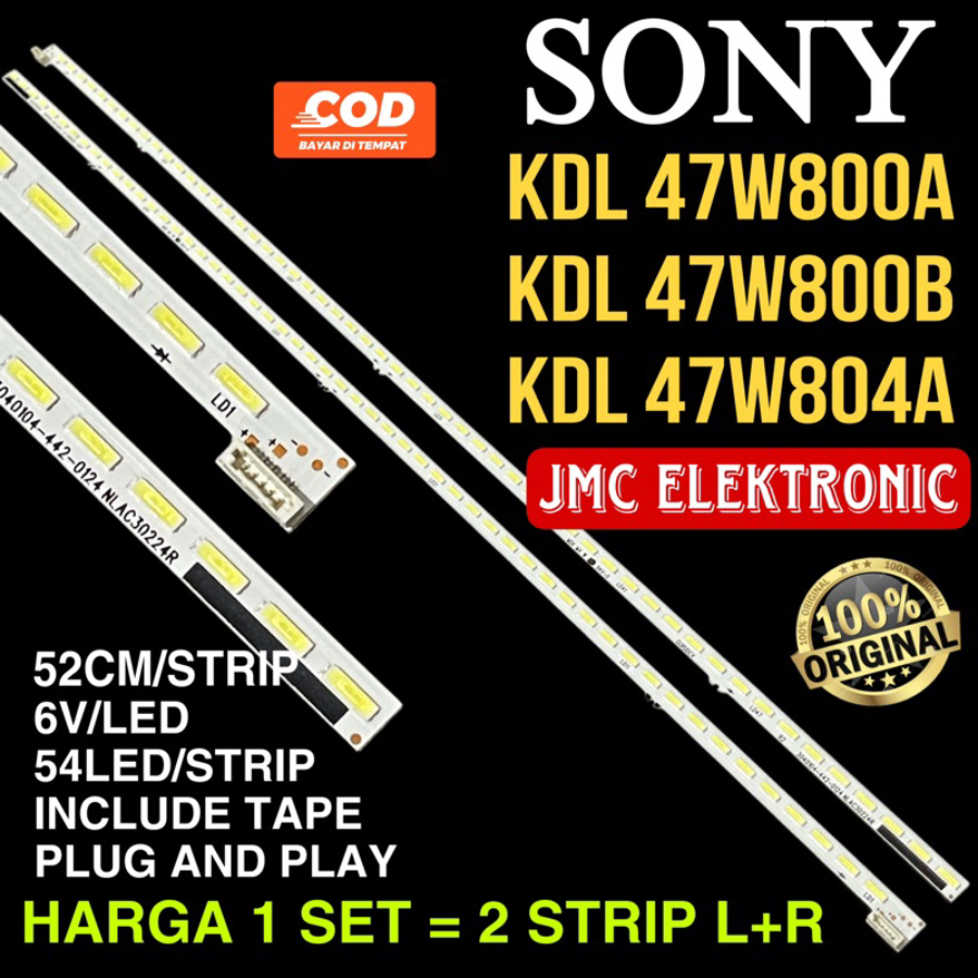 Jual BACKLIGHT TV LED SONY 47 INCH 47W800A 47W804A 47W800B KDL47W800A ...
