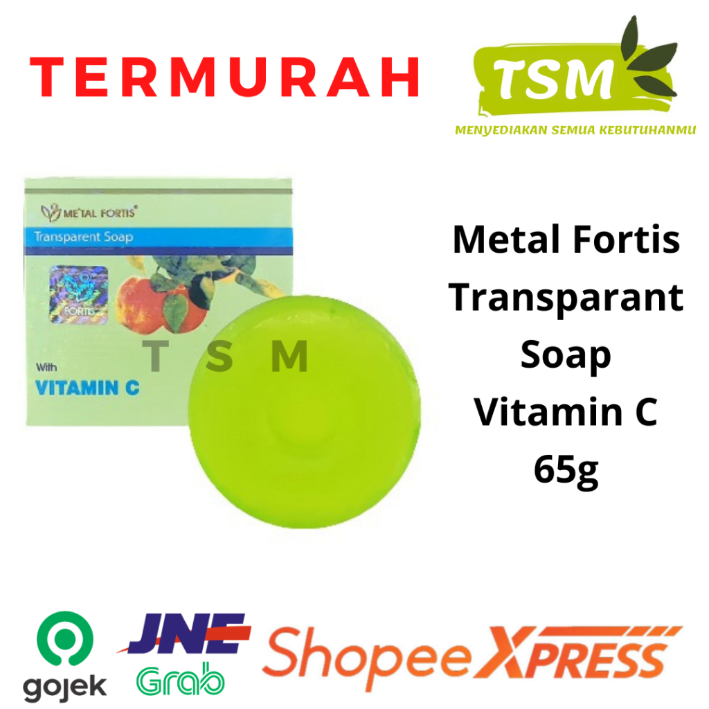 Jual Metal Fortis Transparant Soap Vitamin C 65g | Shopee Indonesia