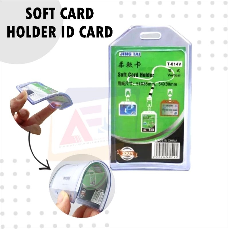 Jual Freme case id card elastis 1 muka/casing id card bening elastis 1 ...