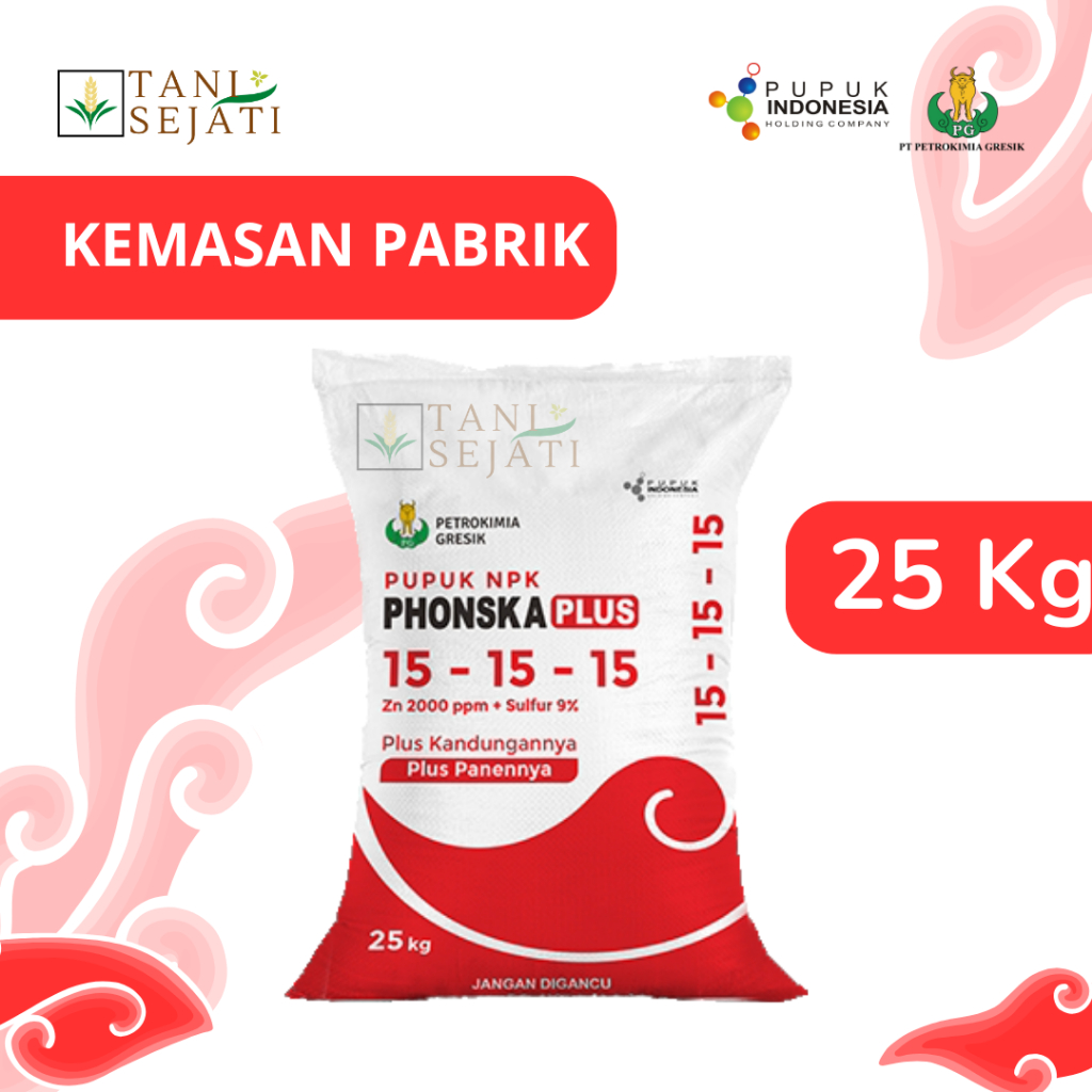Jual Pupuk NPK Phonska Plus 25 Kg Kemasan Pabrik Pupuk NPK Penyubur ...