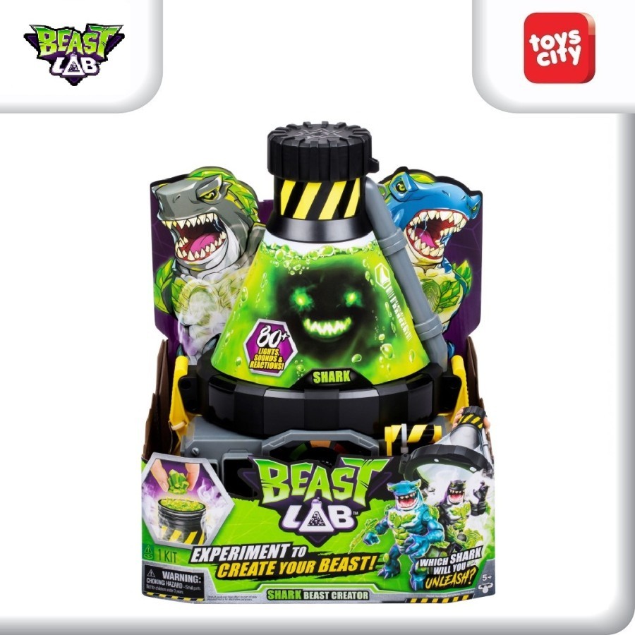 Jual Beast Lab Single Pack Shark Beast Creator - Mainan Anak Figure Set ...