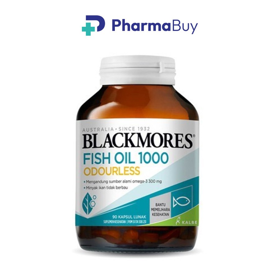 Jual BLACKMORES FISH OIL 1000 ODOURLESS ISI 30 KAPSUL | Shopee Indonesia