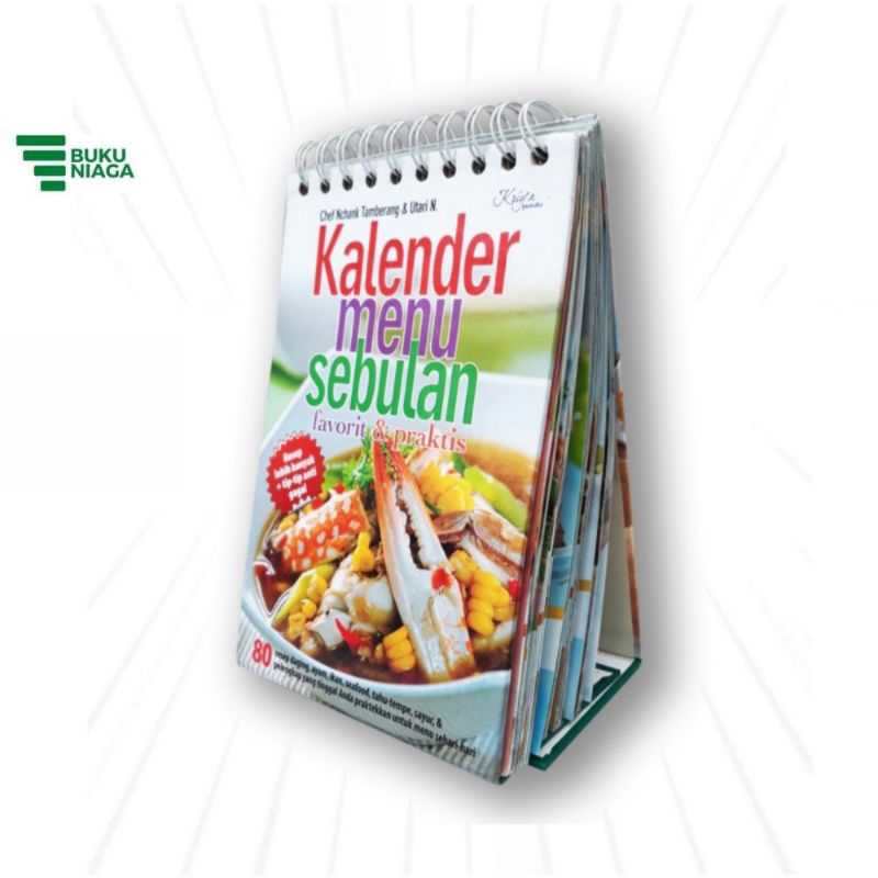 Jual Buku Kalender Menu Resep Sebulan Favorit dan Praktis BUKUNIAGA ...