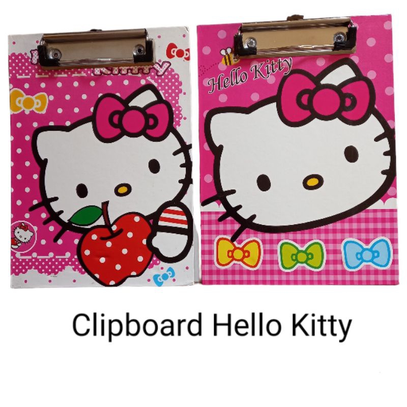 Jual Clipboard Hello Kitty / Papan ujian hello kitty 22 x 16 cm / Papan ...