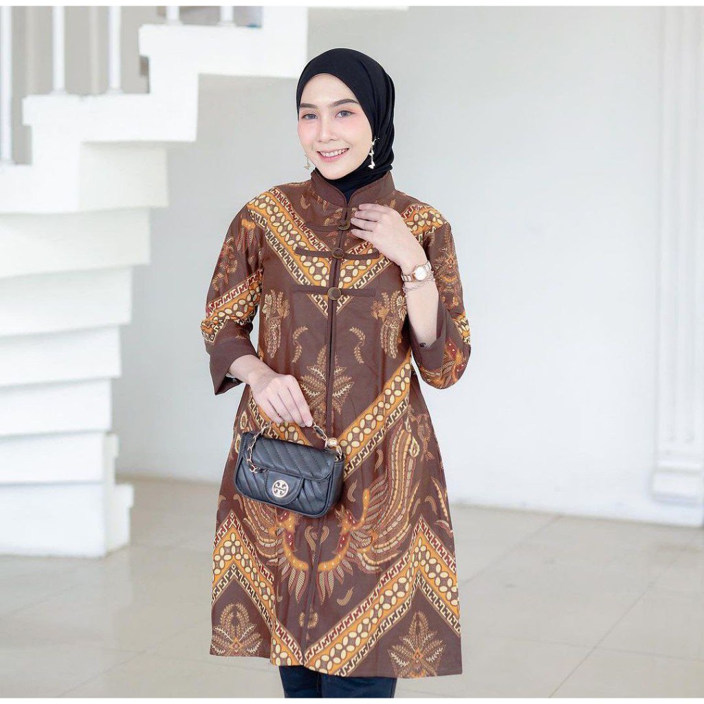 Jual Benang Raja Batik Couple Pria Wanita Katun Motif Merak | Shopee ...