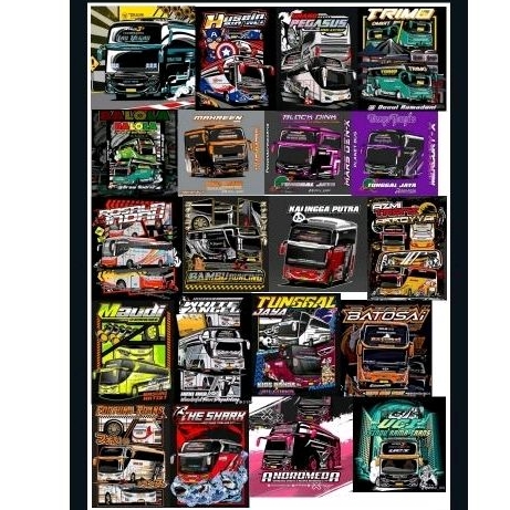Jual stiker bus telolet paket kotak anti air 20pcs | Shopee Indonesia