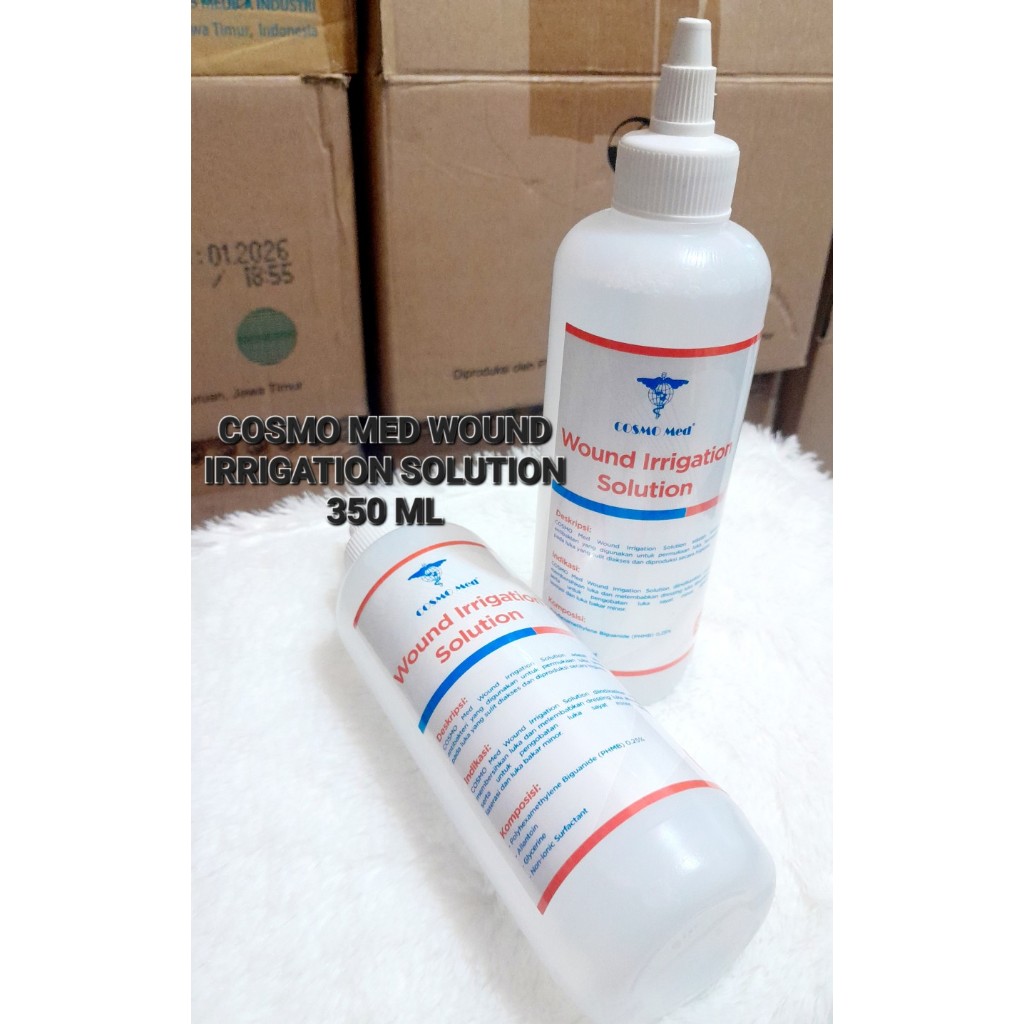Jual COSMO Med Wound Irrigation Solution - Antiseptik Luka Tidak Perih ...
