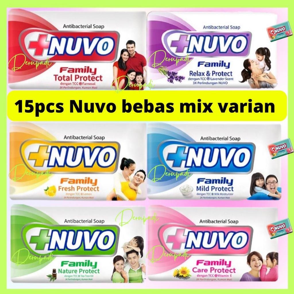 Jual NUVO FAMILY Sabun Mandi Batang 72gr body soap varian • Total Protect • Mild • Nature ...