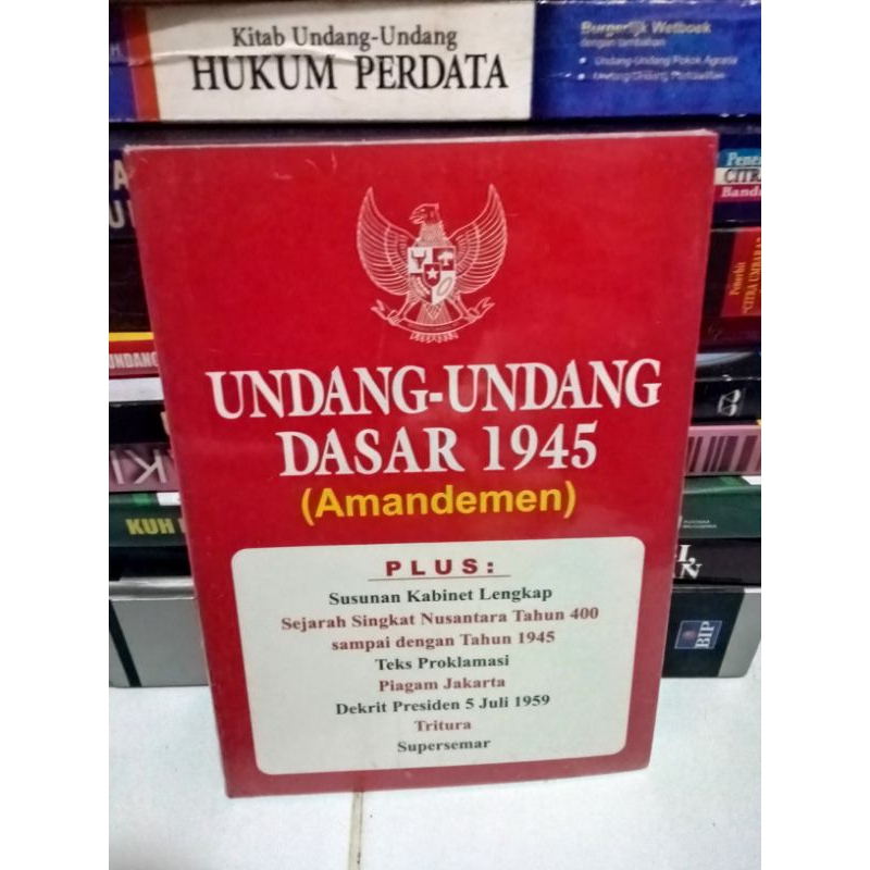 Jual Undang-Undang Dasar 1945 (Amandemen) | Shopee Indonesia