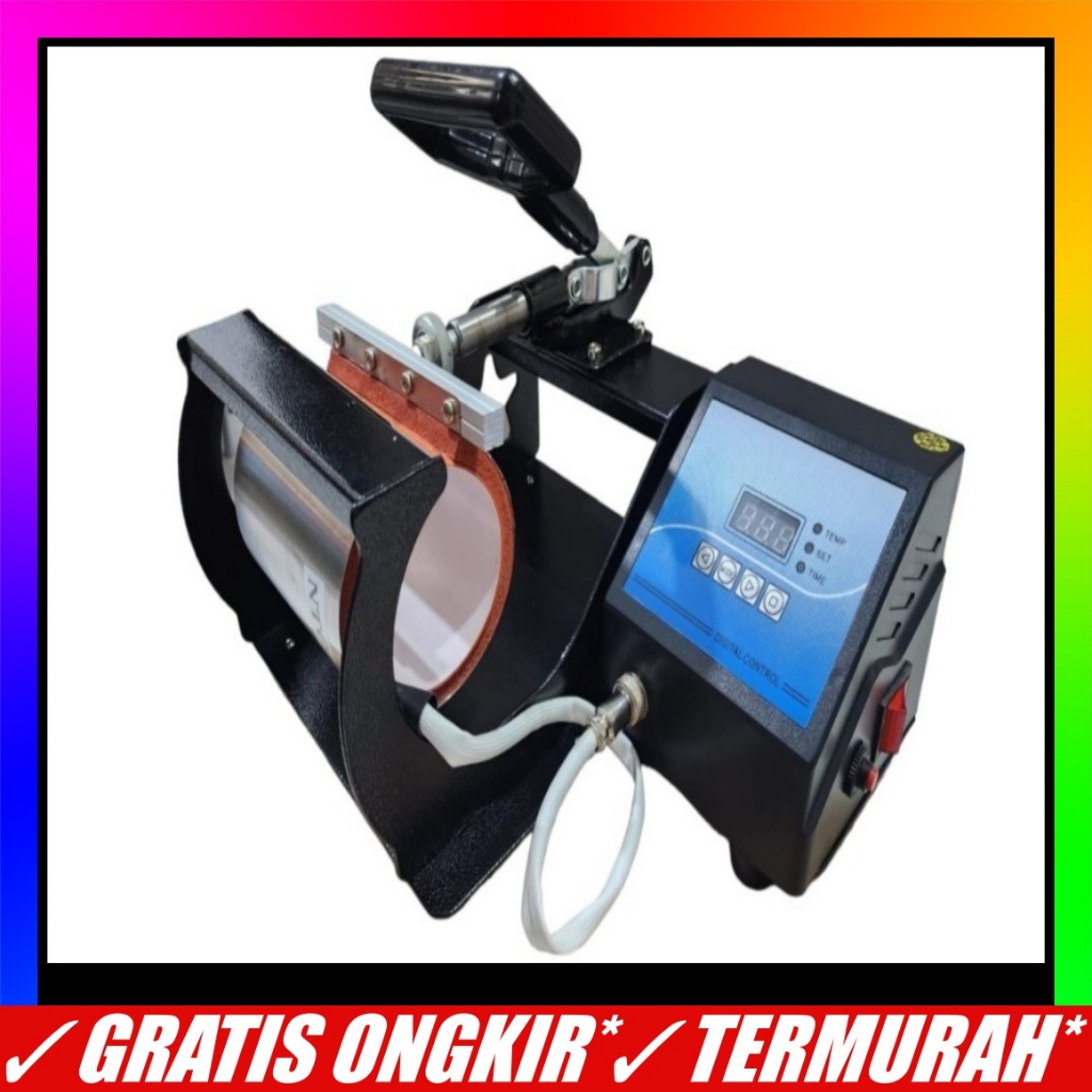 Jual Mesin Press Mug & Gelas Cup Digital Otomatis - Alat Sablon Plastik ...