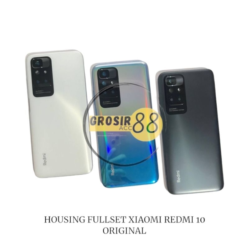 Jual HOUSING BACK CASING FULLSET XIAOMI REDMI 10 4G ORIGINAL | Shopee ...
