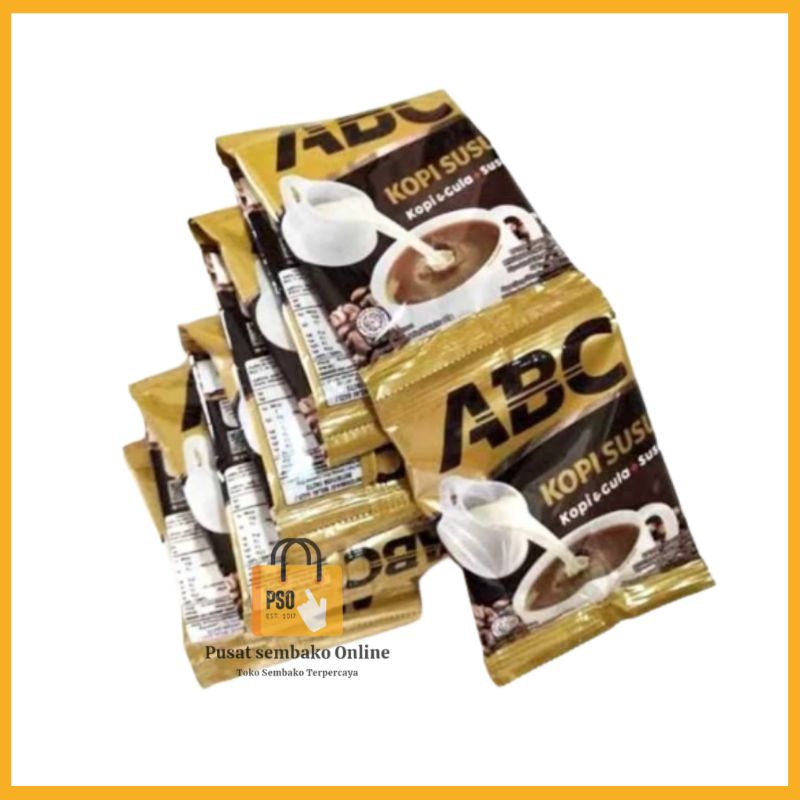 Jual ABC SUSU KOPI HITAM + SUSU KOPI ABC INSTAN (10 SACHET / 1 RENCENG ...