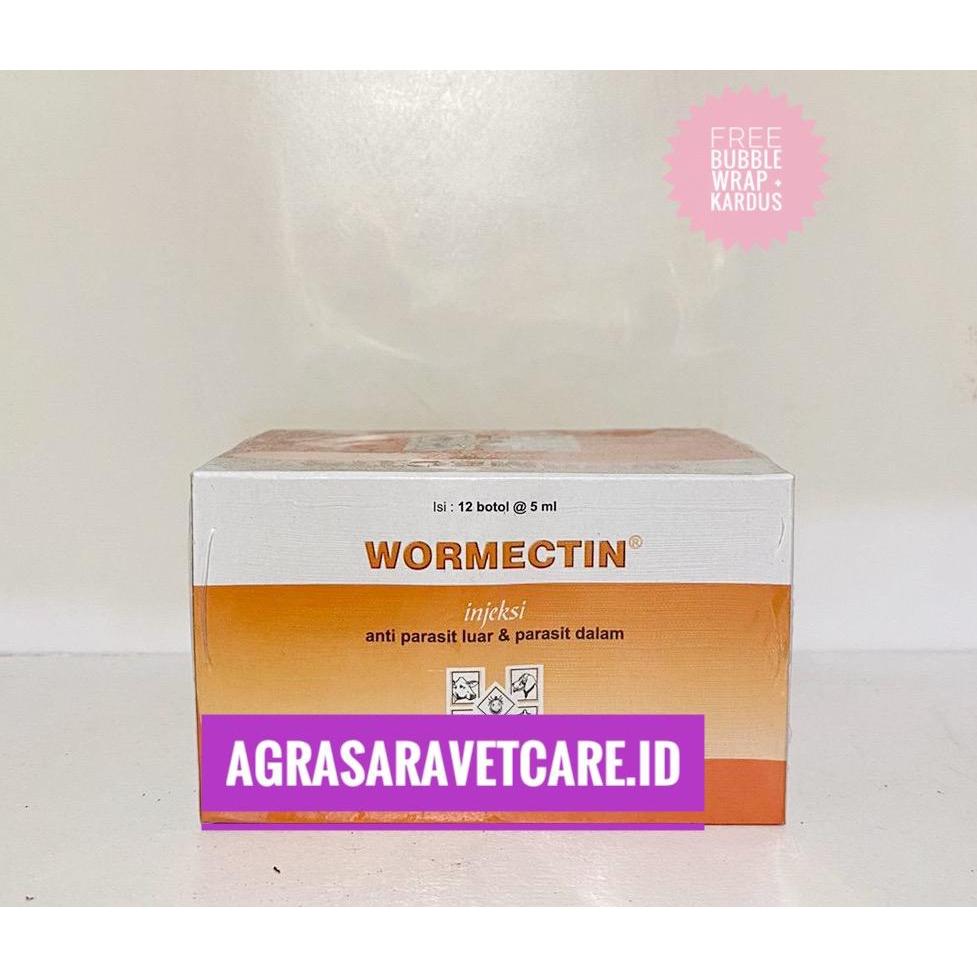 Jual WORMECTIN 5 ml 1 BOX (isi 12 vial)- Obat Anti Parasit Luar Dalam ...