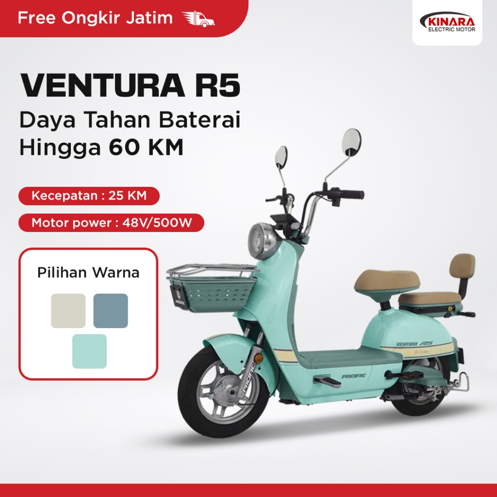 Jual Sepeda listrik pacific ventura r5 garansi resmi - kinara electric ...