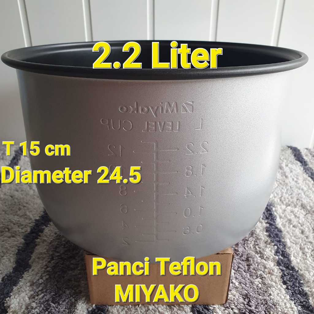 Jual PANCI RICE COOKER/MAGICOM MIYAKO UKURAN 2.2 LITER ORIGINAL ...
