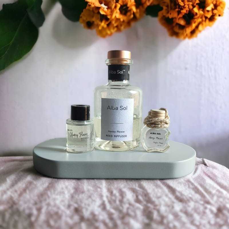 Jual Alba Sol Decant Reed Diffuser Honey Flower Pengharum Ruangan ...