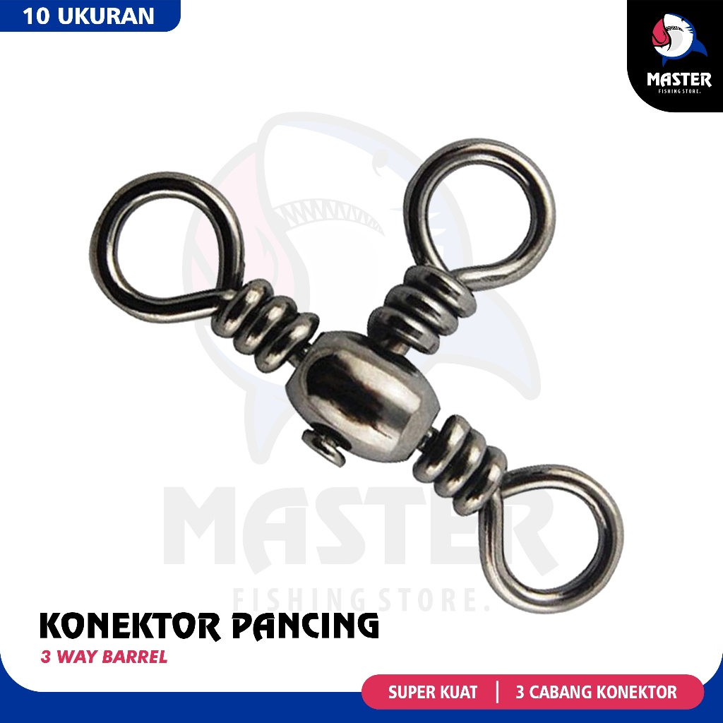 Jual MFS - KiliKili Barrel Swivel 3 Mata 3 Way Swivel Rangkaian Pancing ...
