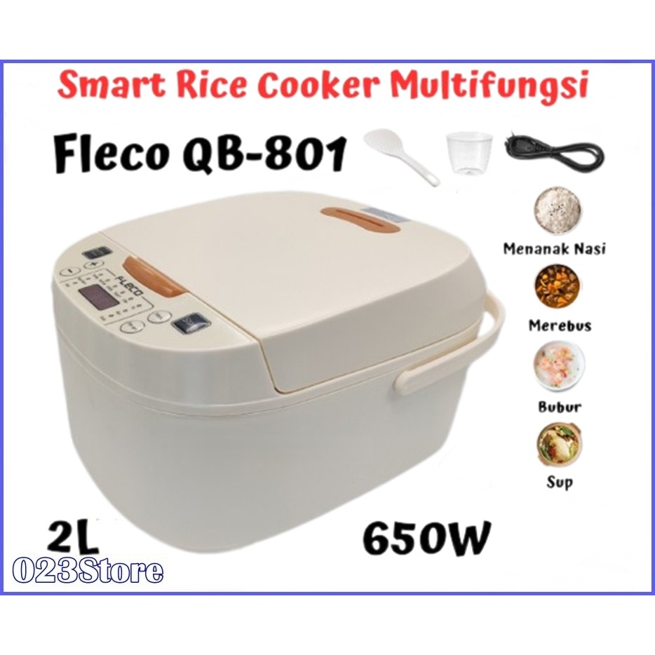 Jual Rice Cooker Fleco QB-801 Magicom Digital Multi Fungsi - Low Carbo ...