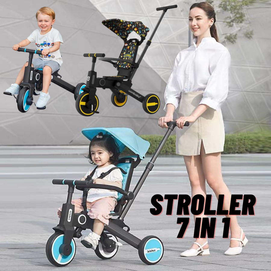 Jual Stroller Sepeda Roda 3 Stroller Lipat Anak Bayi Baby 7 In 1 ...