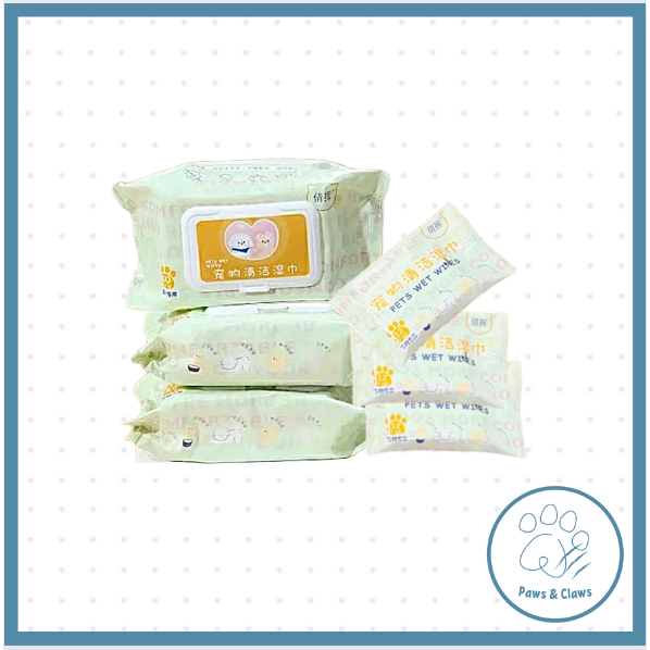 Jual Pet Wet Tissues | Tisu Basah Isi 80 pcs | Tisu Basah Isi 12 pcs ...