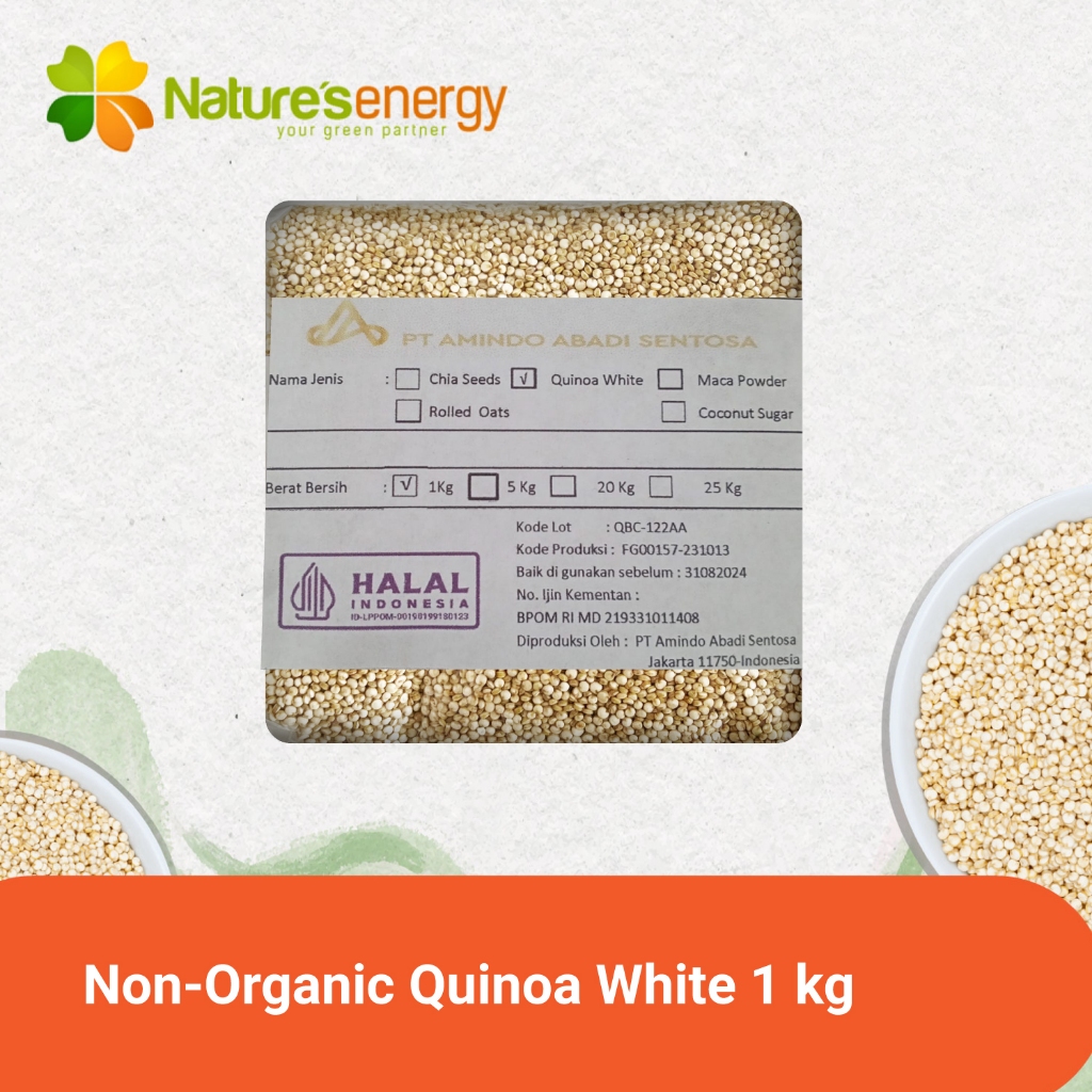Jual Non Organic Quinoa White 1kg | Shopee Indonesia