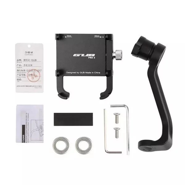 Jual GUB P10 P30 Phone Holder HP Sepeda Motor Anti Getar Alumunium Alloy | Shopee Indonesia