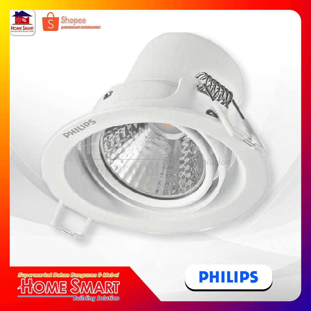 Jual Philips Recessed LED Spotlight Pomeron 7watt 7W LED 59776 | Shopee ...