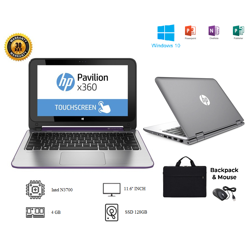 Jual LAPTOP HP X360 310 G2 CELERON RAM 4GB SSD 128GB TOUCHSCREEN BISA DI LIPAT | Shopee Indonesia