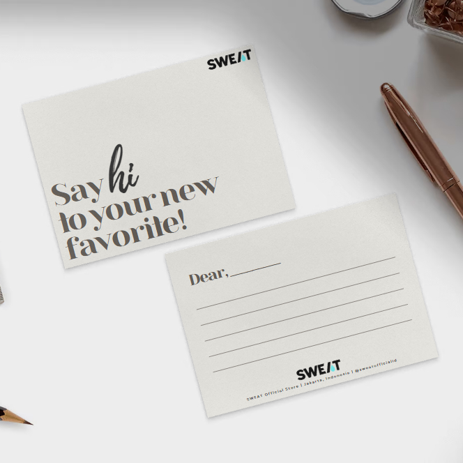Jual SWEAT GREETING CARD | KARTU UCAPAN MULTIFUNGSI | Shopee Indonesia